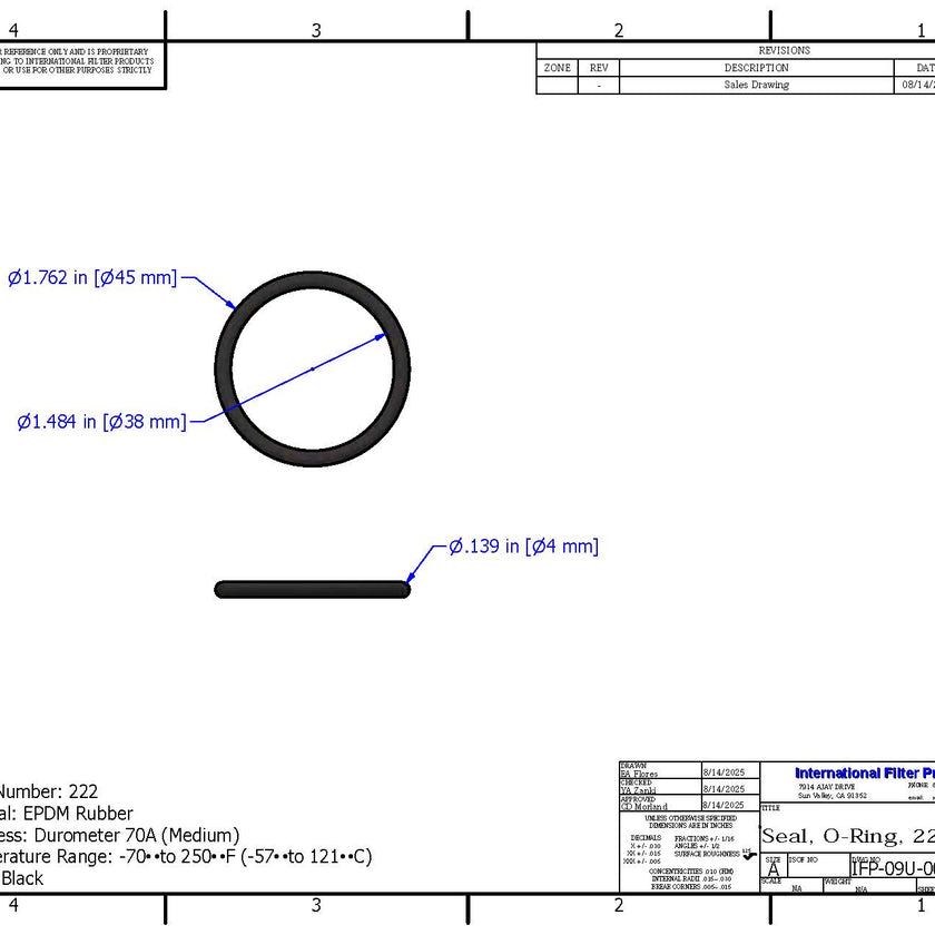 EPDM - 222 O-Rings (Two Pcs per Cartridge) – international-filter-products