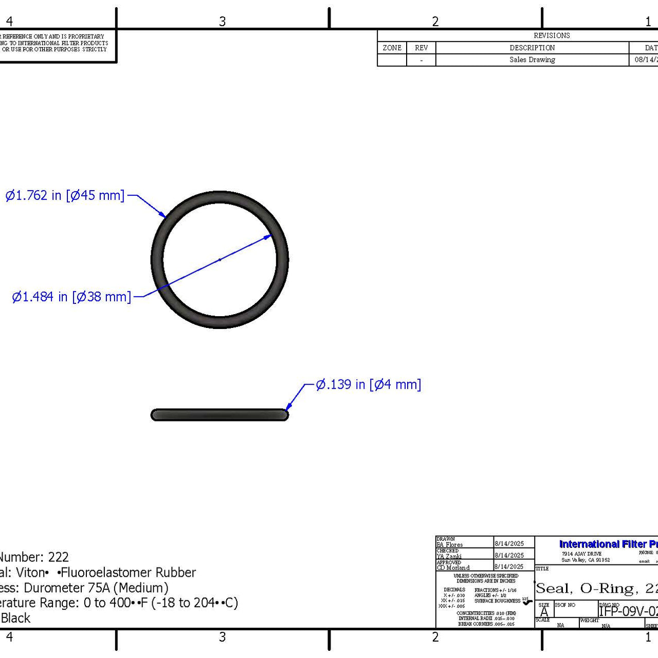 Viton - 222 O-Rings (Two Pcs per Cartridge) – International Filter Products