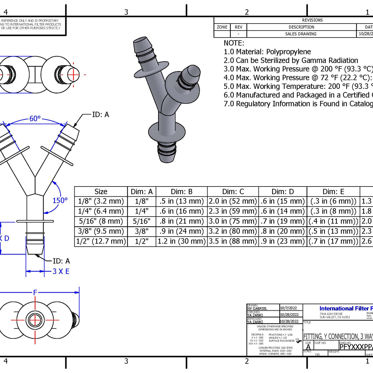 Pure Fit® SIB® Wye Series – International Filter Products