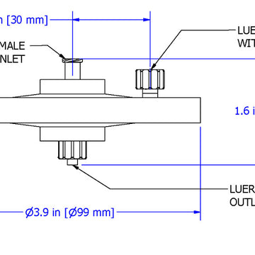 PureFlo® D90 Disc Filter 0.65um / 0.2um - Sterile Compounding (Aqueous ...